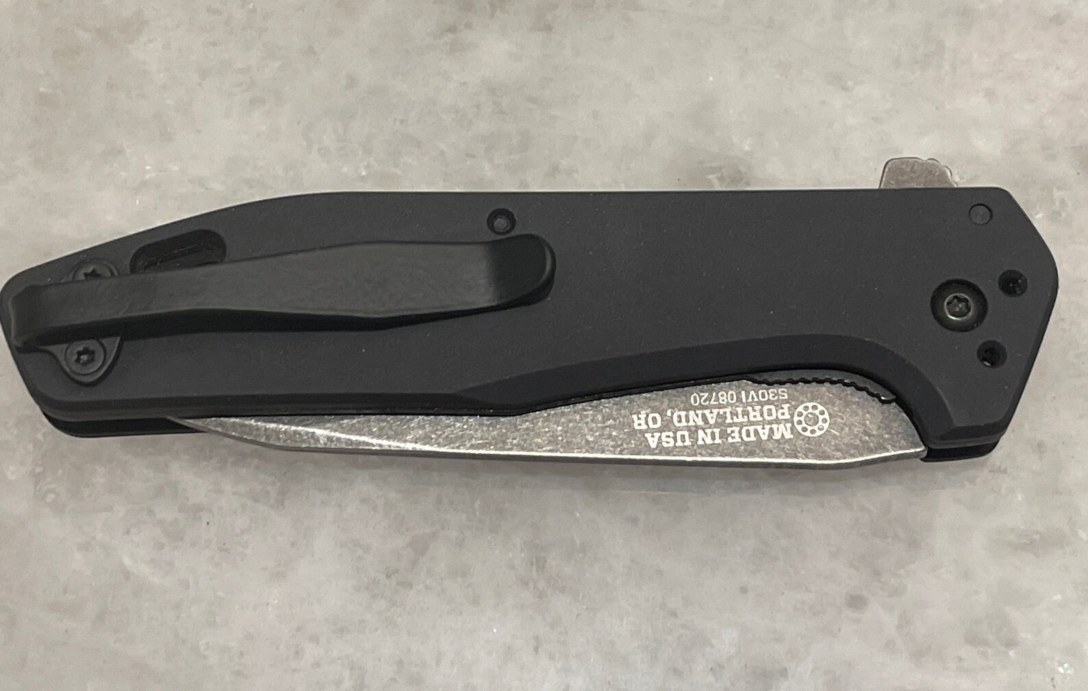 Black Titanium Deep Carry Pocket Clip for Gerber Fastball Folder Knife ...