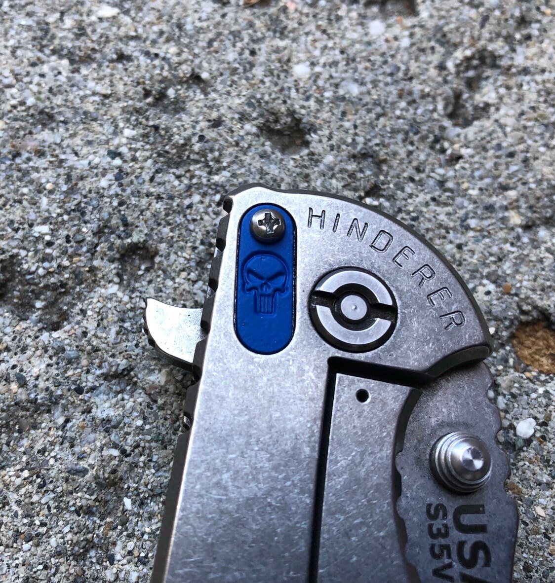 Matte Blue Titanium Pocket Clip & Tab Made for Rick Hinderer - Etsy