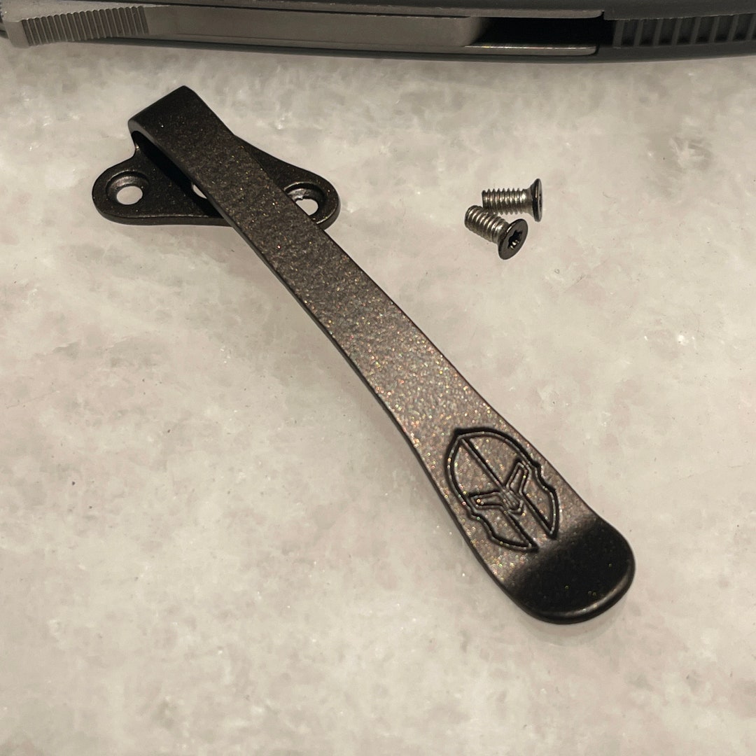 Dark Vintage Bronze Titanium Deep Carry Pocket Clip for Demko AD20.5 ...