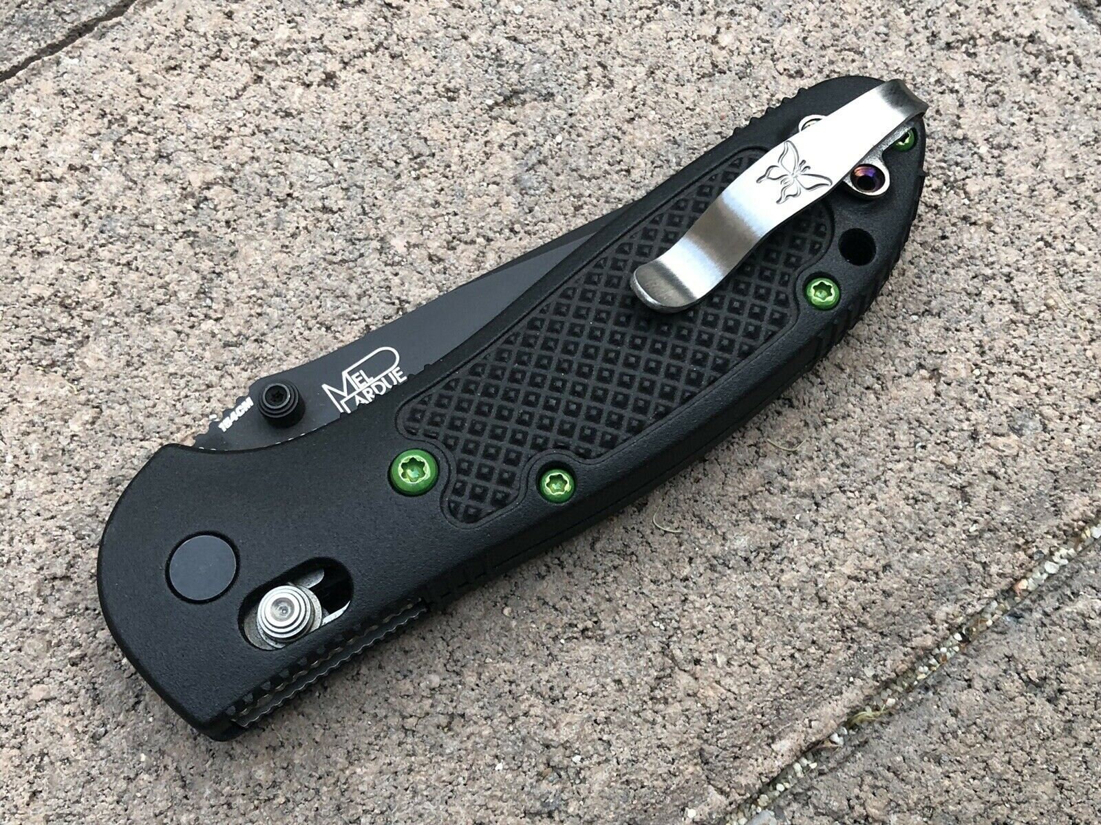 Satin Titanium Deep Carry Pocket Clip For Benchmade Griptilian | Etsy