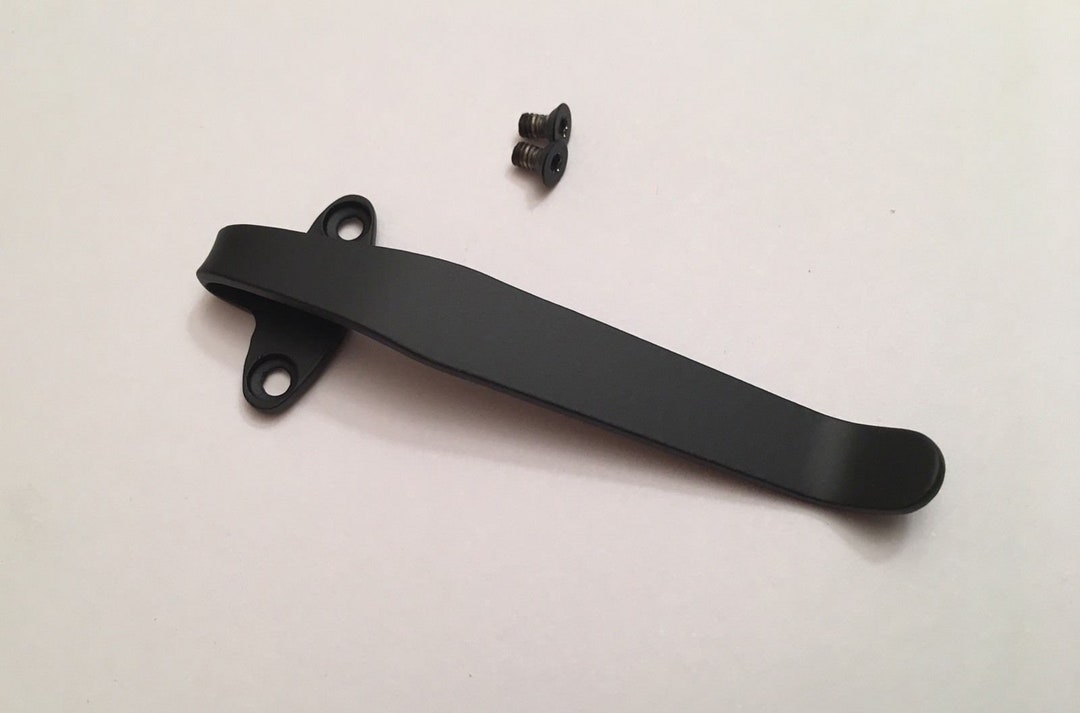 Black Titanium Clip Custom Made for Benchmade 3300 Infidel 3350 Mini ...