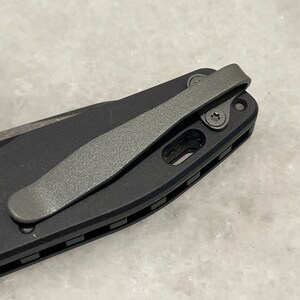 Gray Titanium Deep Carry Pocket Clip for Gerber Fastball Folder Knife ...
