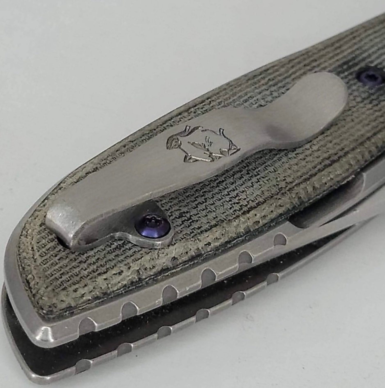 Satin Titanium Deep Carry Pocket Clip for Zero Tolerance - Etsy