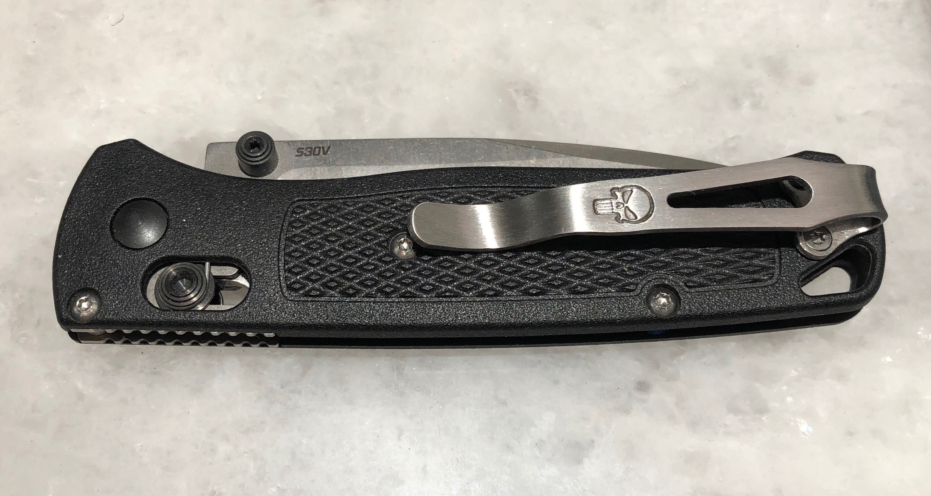 Satin Titanium Deep Carry Pocket Clip for Benchmade Bugout 535 - Etsy