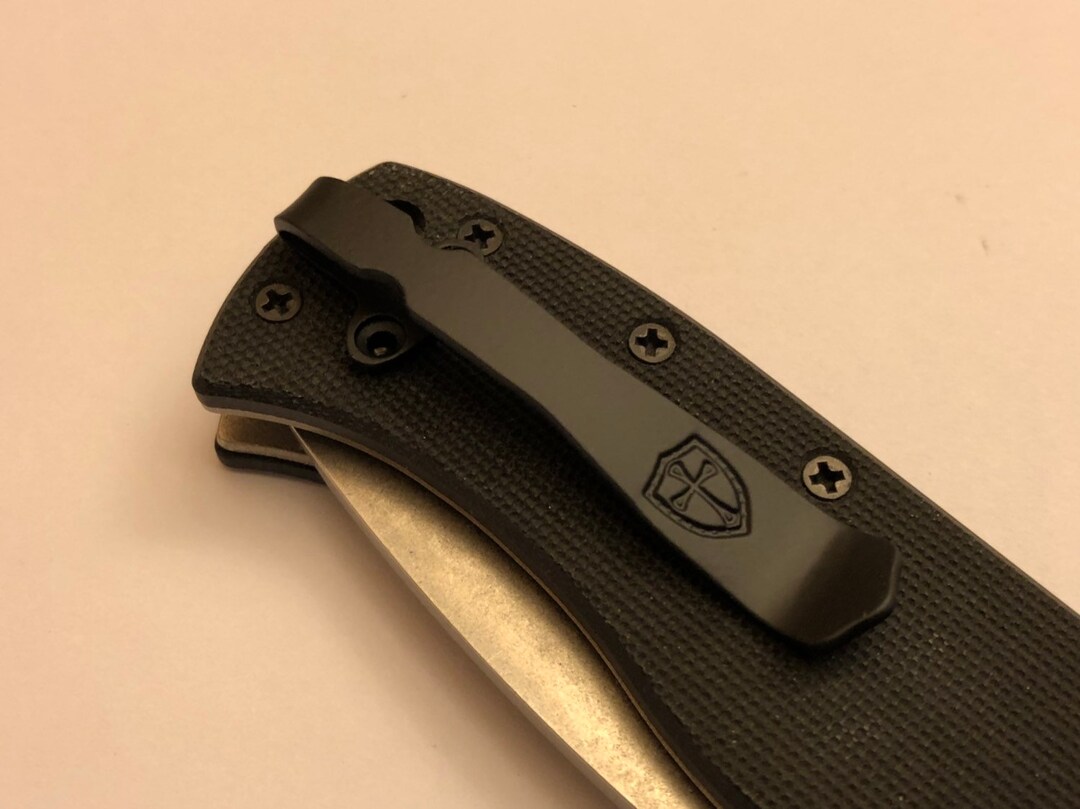 Matte Black Titanium Deep Carry Pocket Clip Made for USA Made Emerson ...