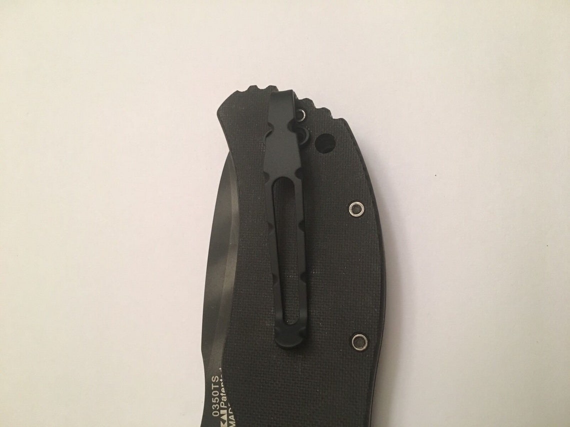Matte Black Titanium Pocket Clip for Zero Tolerance ZT0300 - Etsy