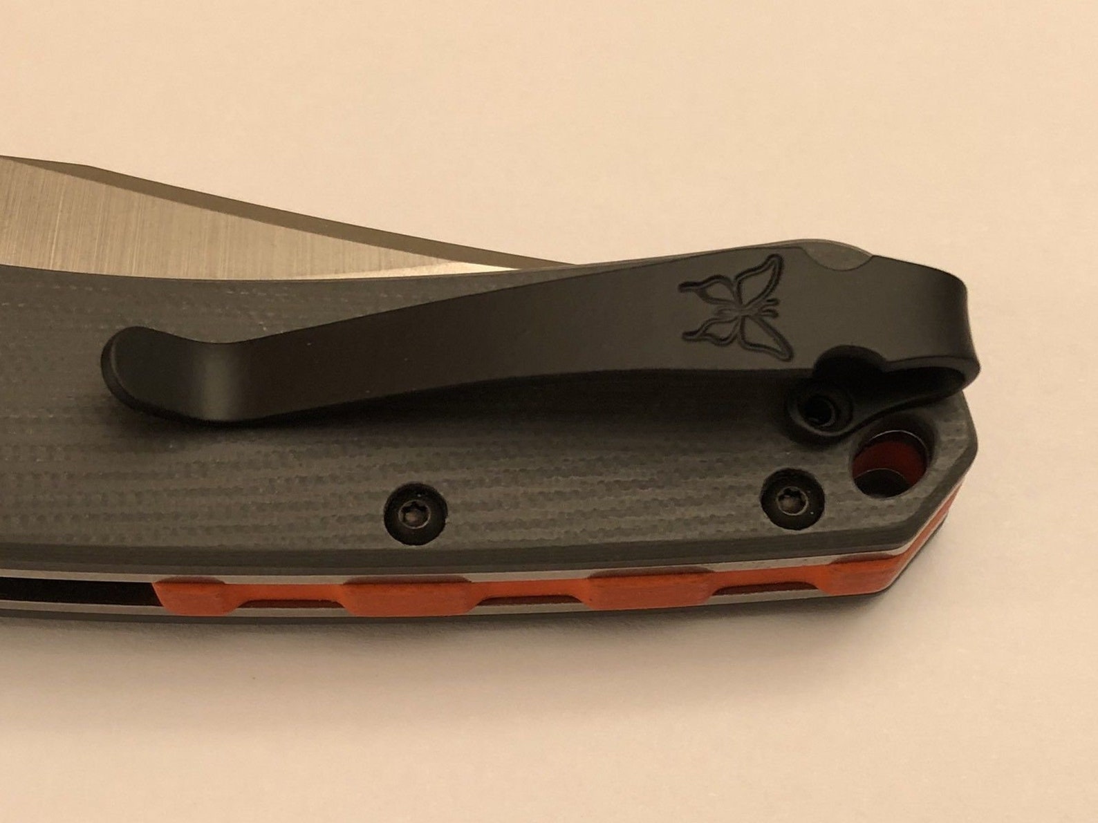 Matte Black Titanium Deep Pocket Clip for Benchmade Crooked - Etsy