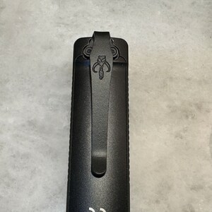 Black Titanium Deep Carry Pocket Clip for Olight Arkfeld UV Arkfeld PRO ...