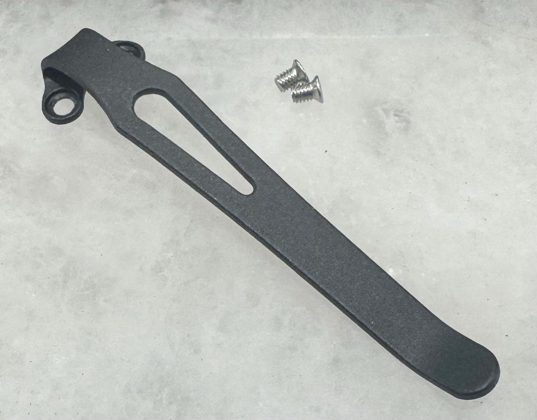 Flat Black Titanium Deep Pocket Clip for Olight Arkflex Flashlight - Etsy