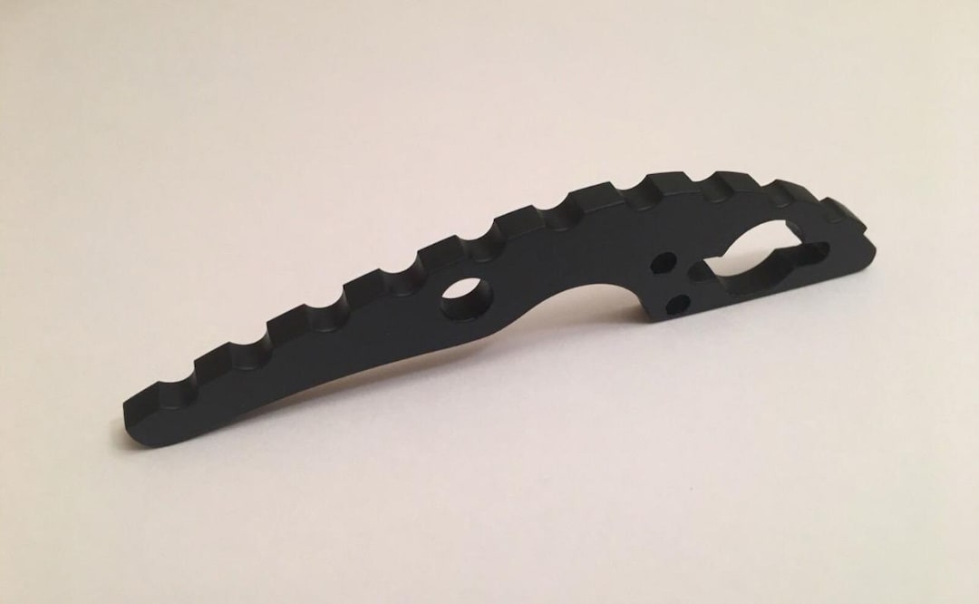 Flat Black Ttitanium Back Spacer for Spyderco Manix 2 XL C95GP2 C95CFP2 ...
