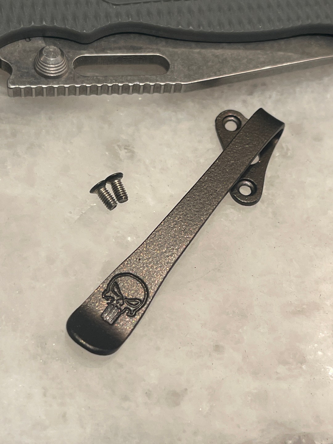 Dark Vintage Bronze Titanium Deep Carry Pocket Clip for Demko AD20.5 ...