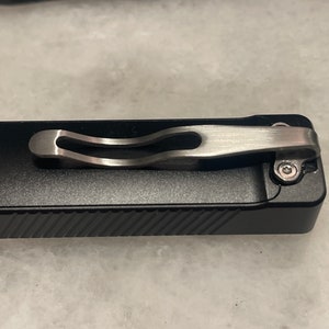 Titanium Deep Pocket Clip for Olight Arkfeld UV Arkfeld PRO Flashlight ...