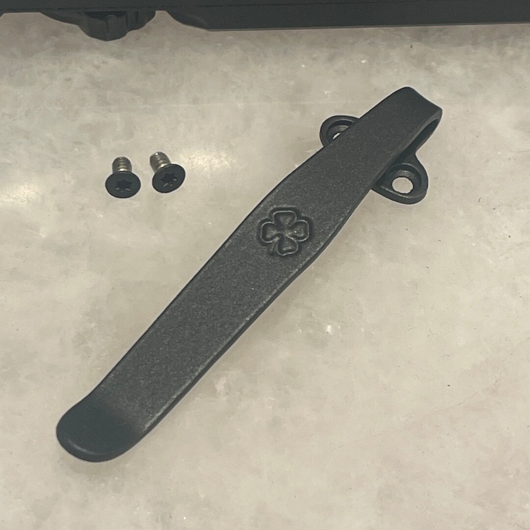 Black Titanium Deep Pocket Clip for Streamlight Wedge Flashlight ...