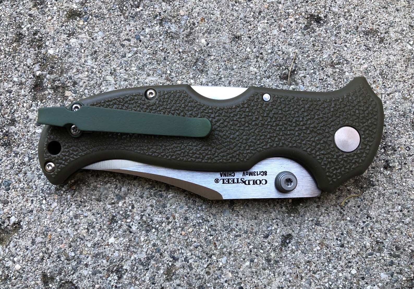 Matte OD Green Titanium Deep Carry Pocket Clip for Cold Steel | Etsy