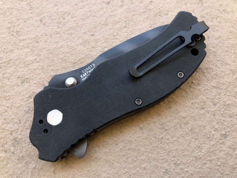 Black Titanium Pocket Clip for Zero Tolerance ZT0300 ZT0301 | Etsy
