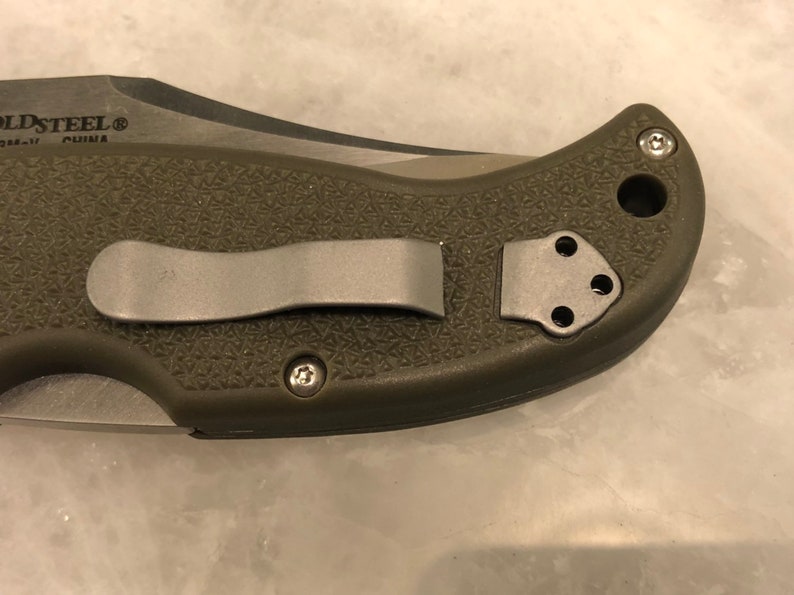 Matte OD Green Titanium Deep Carry Pocket Clip for Cold Steel | Etsy