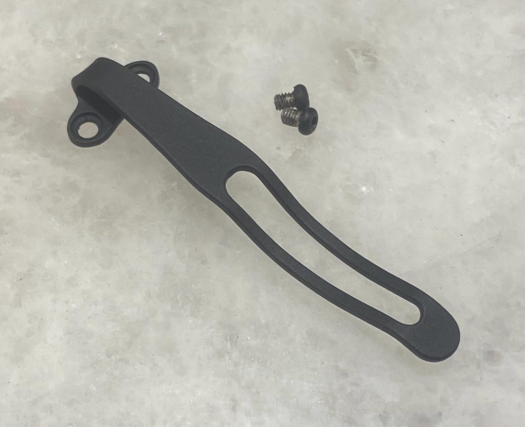 Black Titanium Deep Pocket Clip for Olight Arkflex Flashlight - Etsy