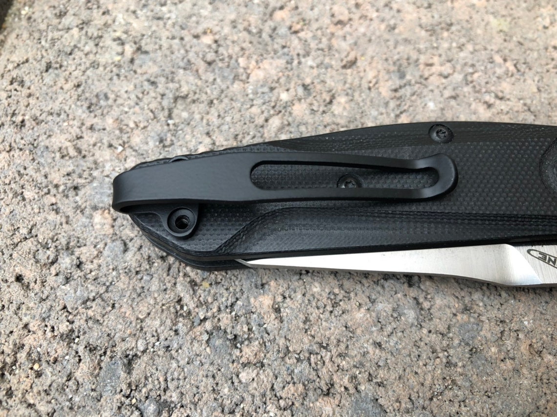 Matte Black Titanium Deep Pocket Clip for Benchmade 940 Pocket | Etsy