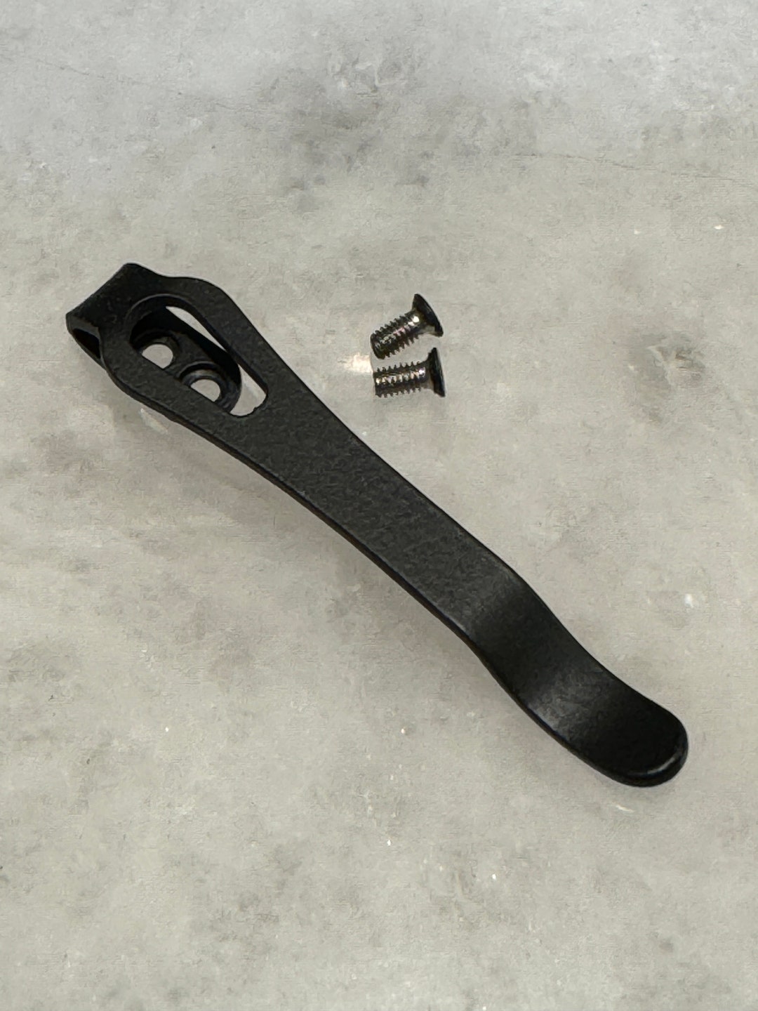 Matte Black Titanium Deep Carry Pocket Clip for Gerber Pledge Folding ...