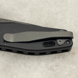 Gray Titanium Deep Carry Pocket Clip for Gerber Fastball Folder Knife ...