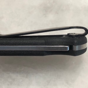 Flat Black Titanium Deep Carry Pocket Clip for Buck 110 112 Slim Pro ...