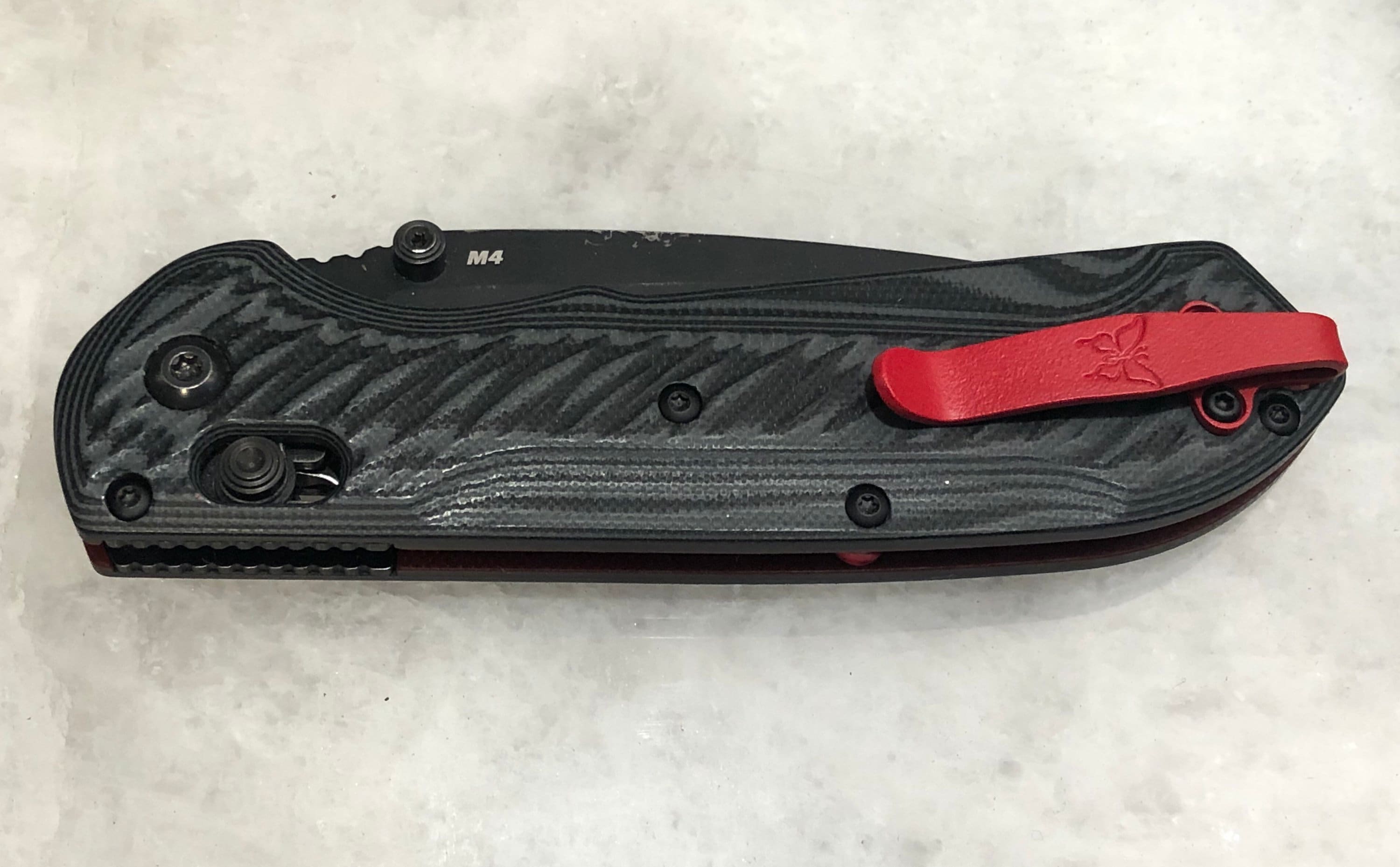 Flat Red Titanium Deep Carry Pocket Clip for Benchmade Super - Etsy