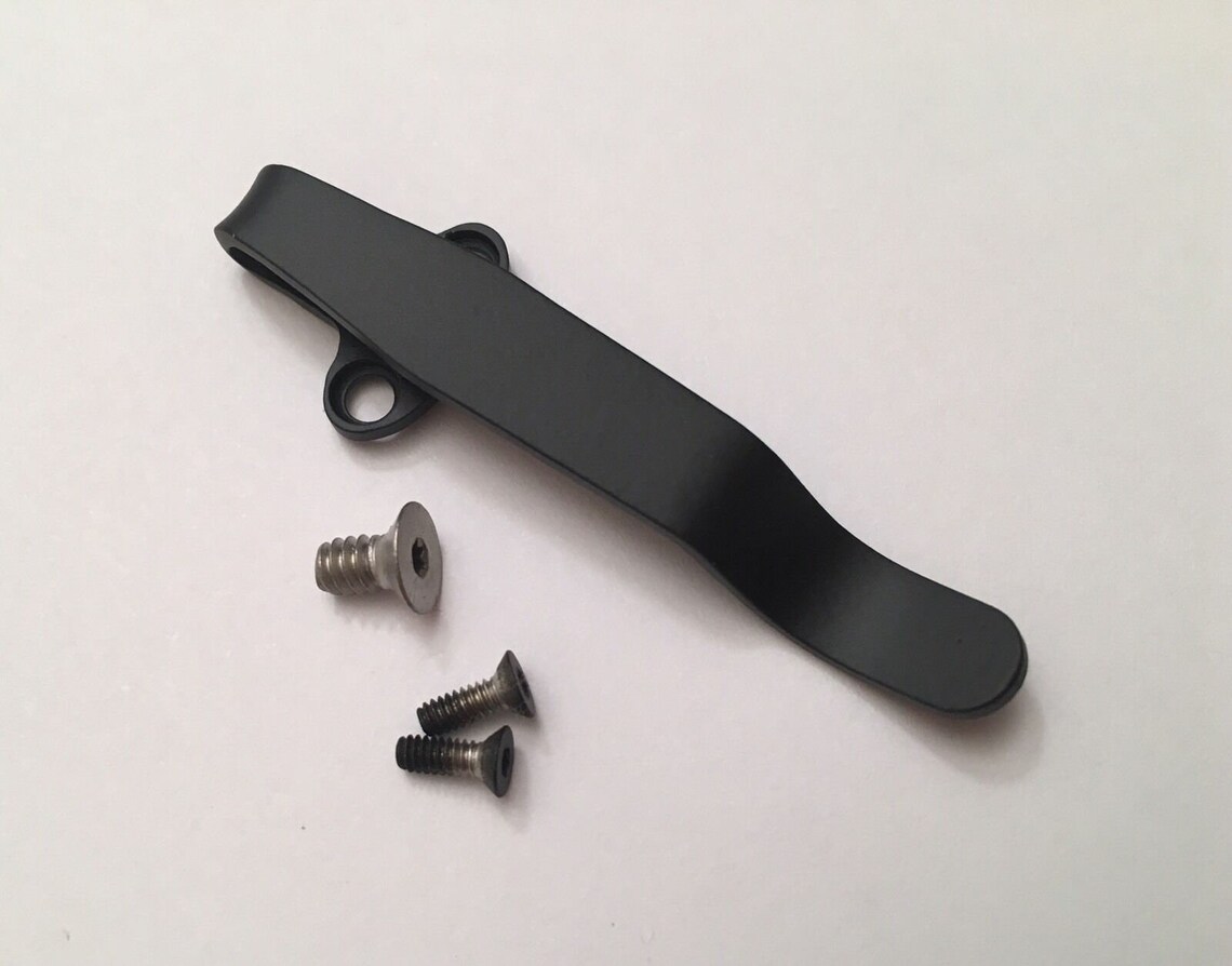 Black Titanium Pocket Clip Made for Zero Tolerance ZT Knife | Etsy