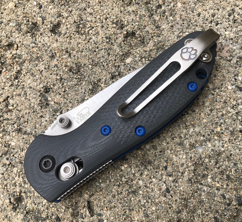 Satin Titanium Deep Pocket Clip for Benchmade Griptilian 550 | Etsy