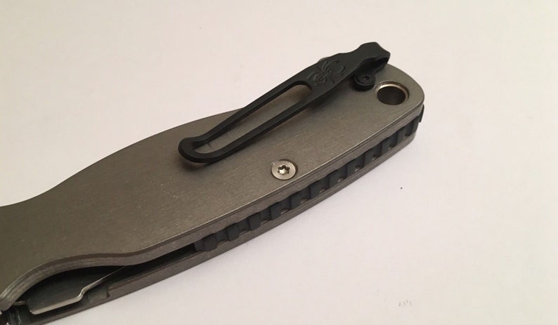 Black Titanium Back Spacer Made for Spyderco Paramilitary 2 | Etsy