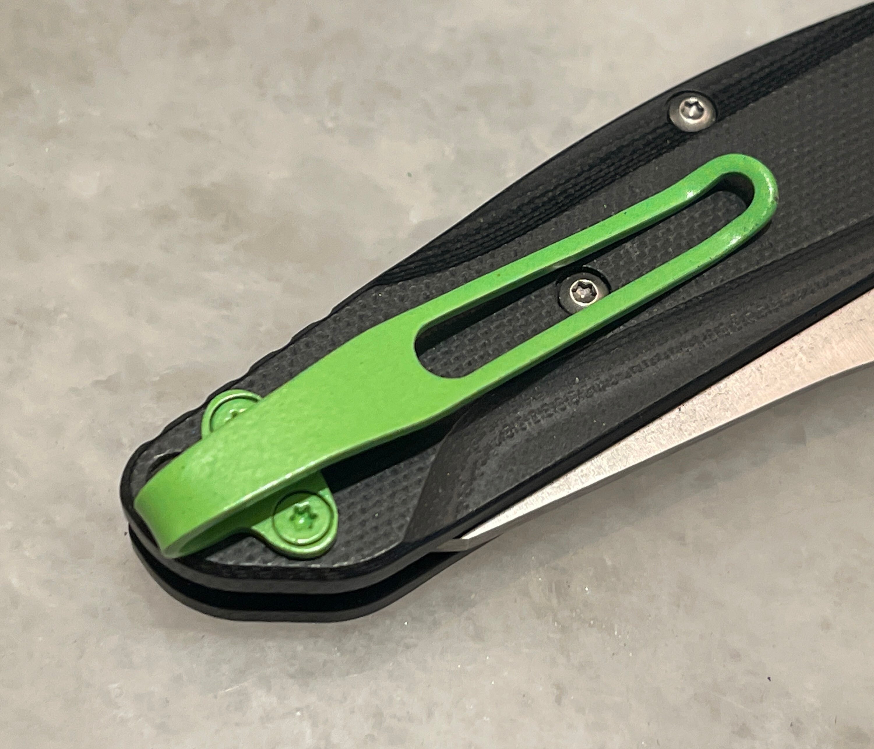 Zombie Green Titanium Deep Carry Pocket Clip for Benchmade 940 - Etsy