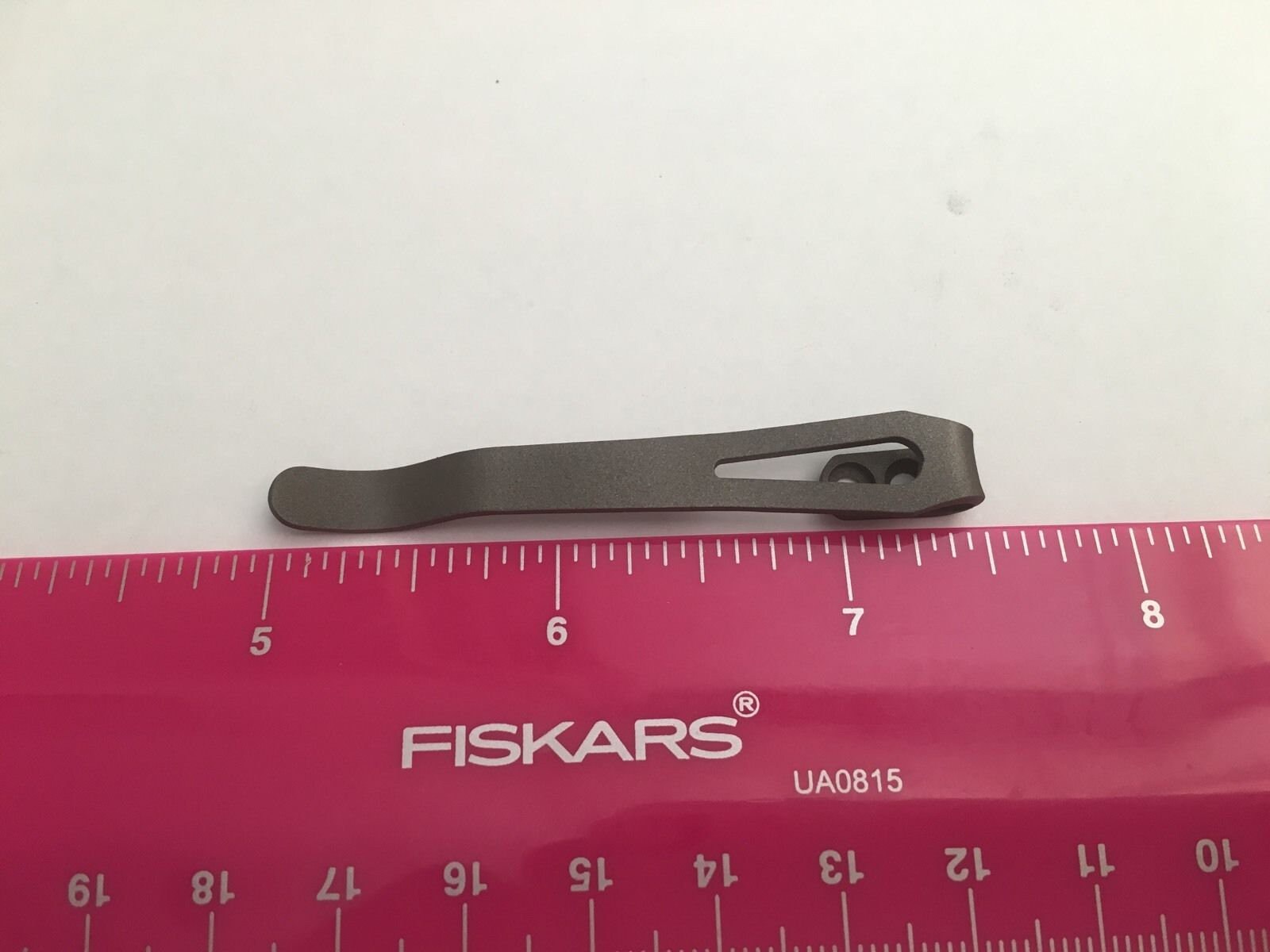 Flat Gray Titanium Deep Carry Pocket Clip for ZT450 ZT0450 Zero ...