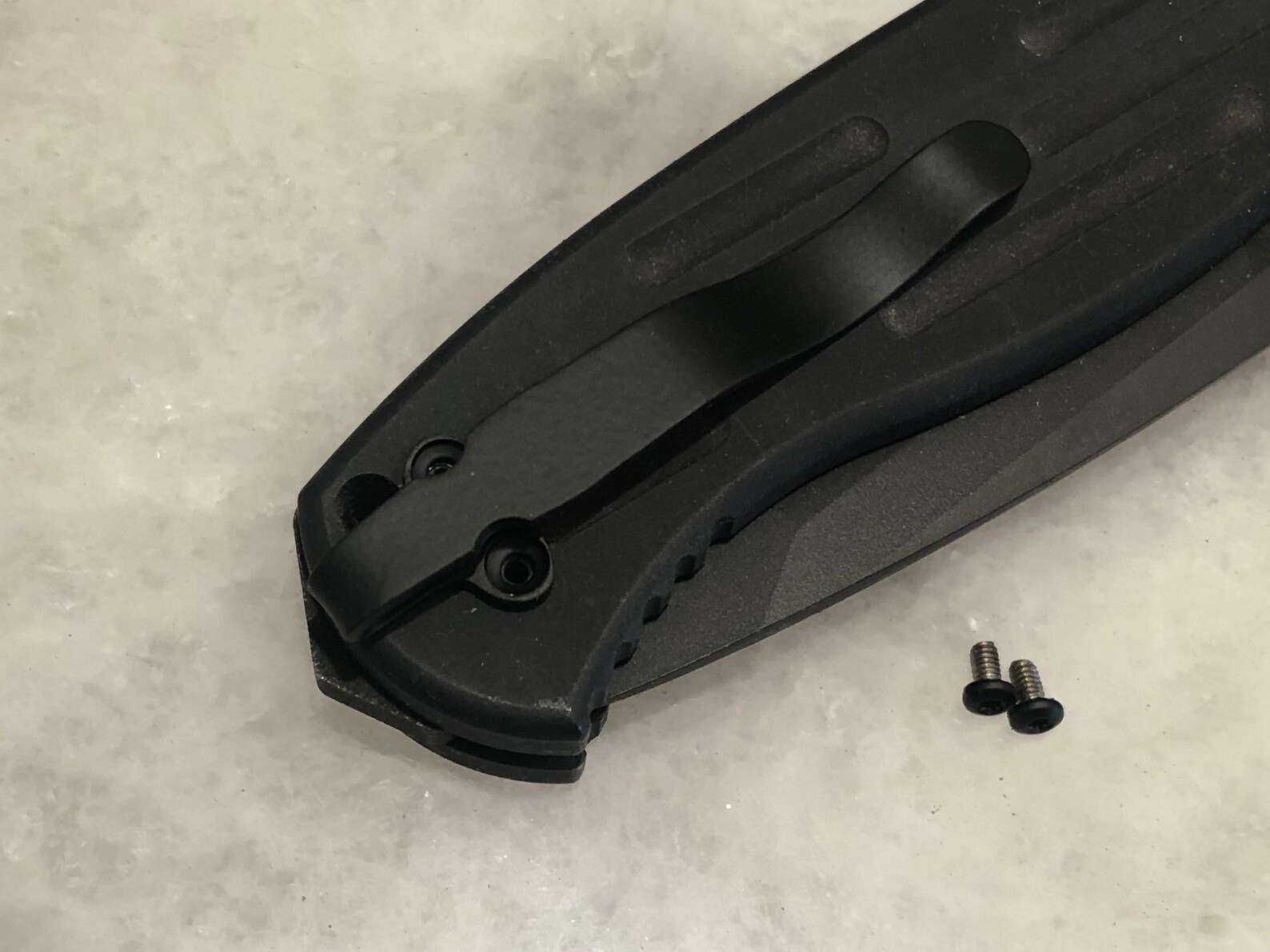Black Titanium Deep Carry Pocket Clip Made For Benchmade AFO | Etsy