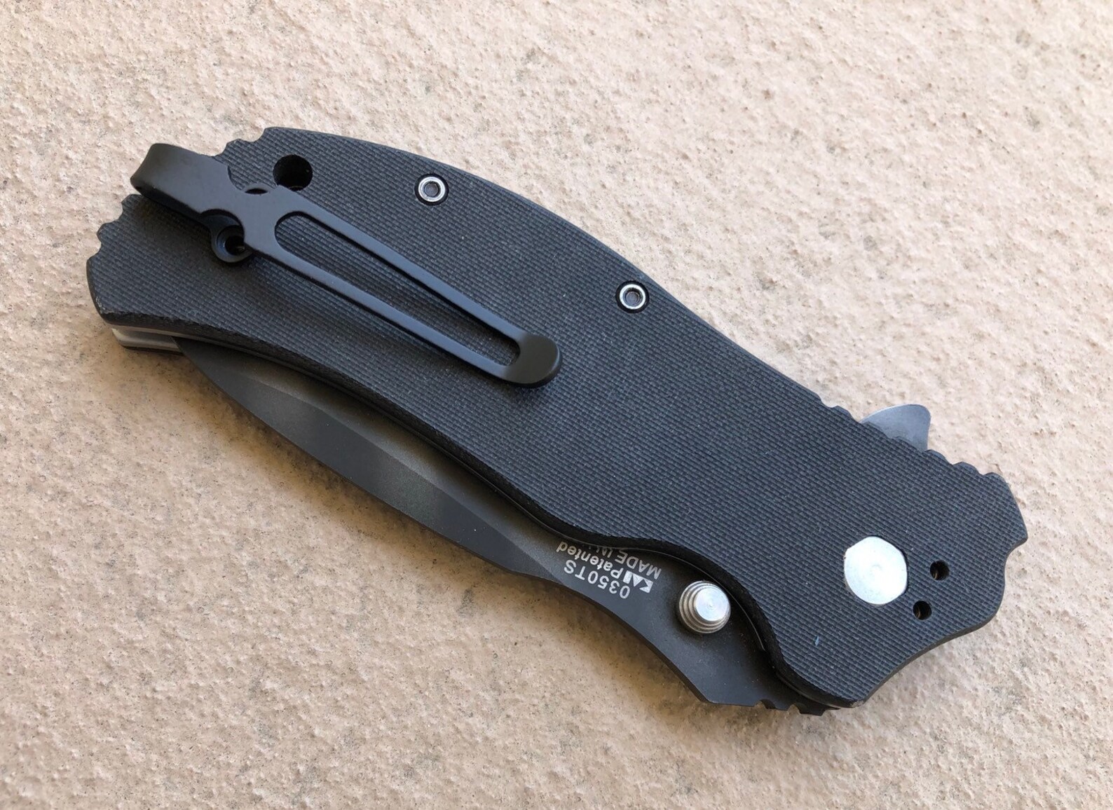 Black Titanium Pocket Clip for Zero Tolerance ZT0300 ZT0301 | Etsy