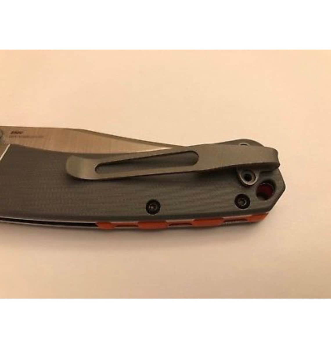 Flat Gray Titanium Deep Carry Pocket Clip for Benchmade | Etsy