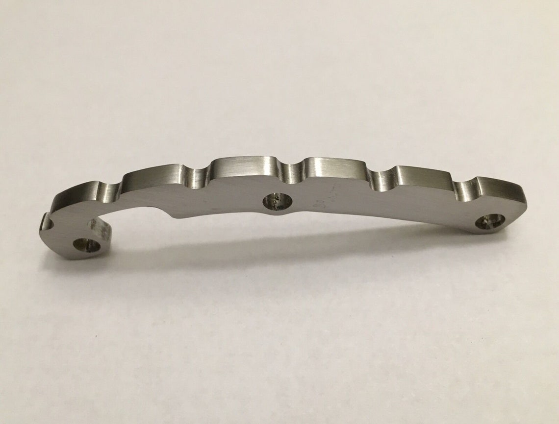 Satin Finish Titanium Back Spacers Custom Made for Spyderco Tenacious ...