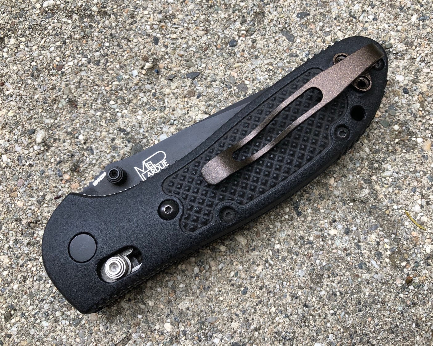 Dark Bronze Titanium Deep Carry Pocket Clip for Benchmade | Etsy