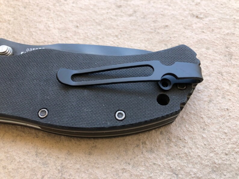 Black Titanium Pocket Clip for Zero Tolerance ZT0300 ZT0301 | Etsy