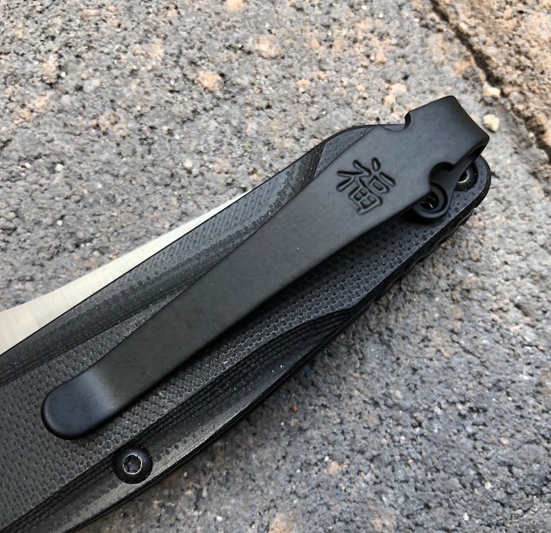 Matte Black Titanium Deep Carry Pocket Clip Made for Benchmade - Etsy