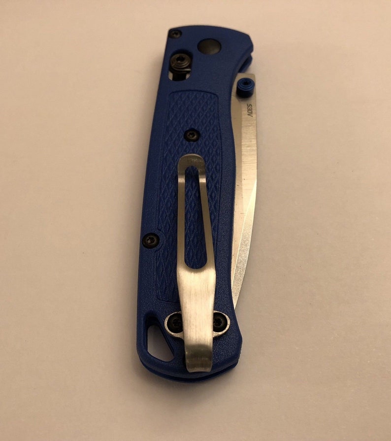 Satin Titanium Deep Carry Pocket Clip Made for Benchmade - Etsy