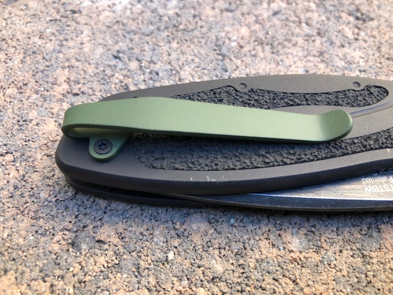 Matte OD Green Titanium Deep Carry Pocket Clip Compatible With - Etsy