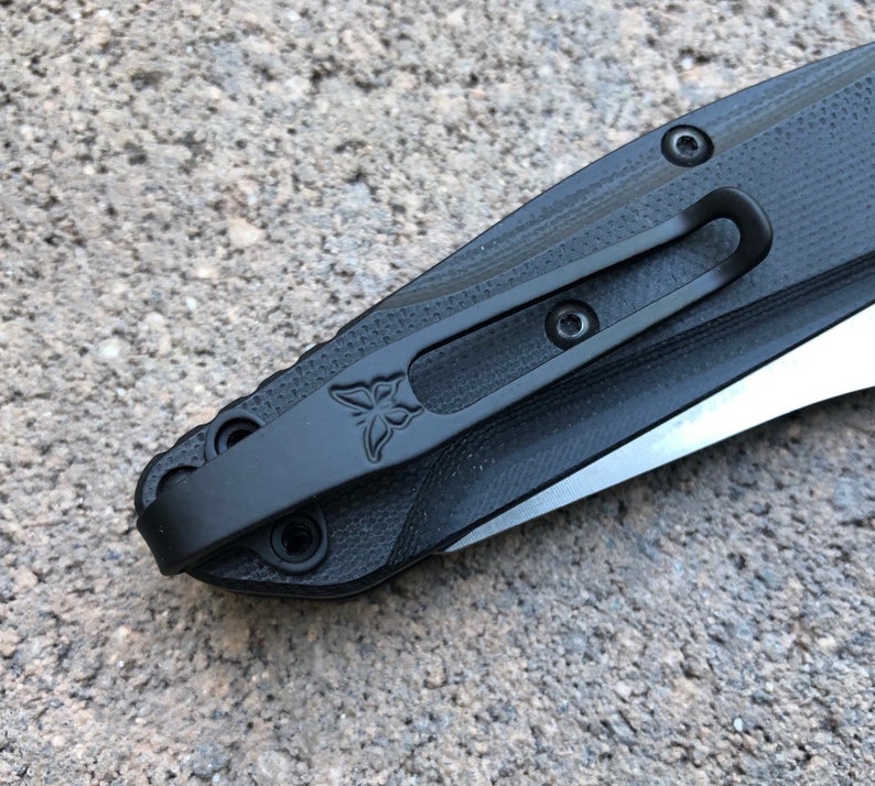 Matte Black Titanium Deep Carry Pocket Clip Made for Benchmade - Etsy