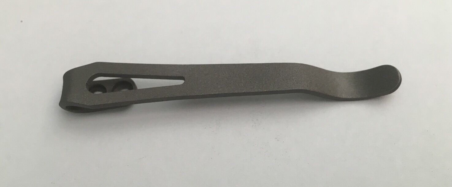 Flat Gray Titanium Deep Carry Pocket Clip for ZT450 ZT0450 Zero ...