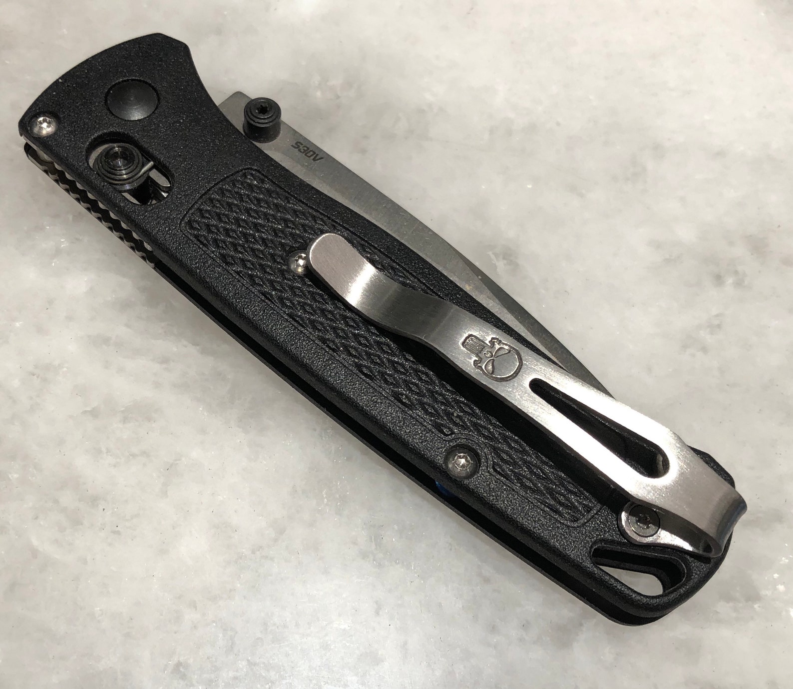 Satin Titanium Deep Carry Pocket Clip for Benchmade Bugout 535 - Etsy