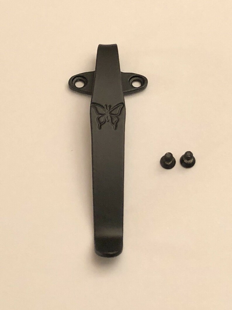 Matte Black Titanium Deep Pocket Clip for Benchmade Infidel 3300 3350 ...