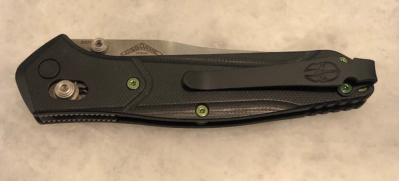 Black Titanium Deep Carry Pocket Clip Made for Benchmade - Etsy