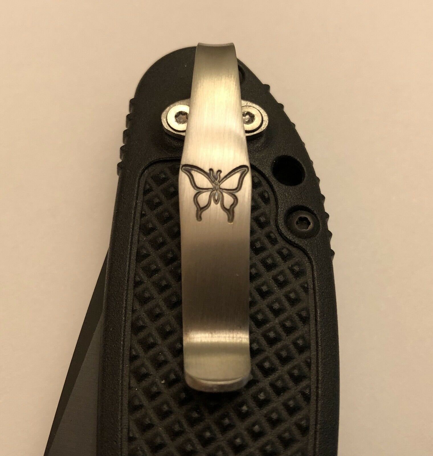 Satin Titanium Deep Carry Pocket Clip Made for Benchmade - Etsy