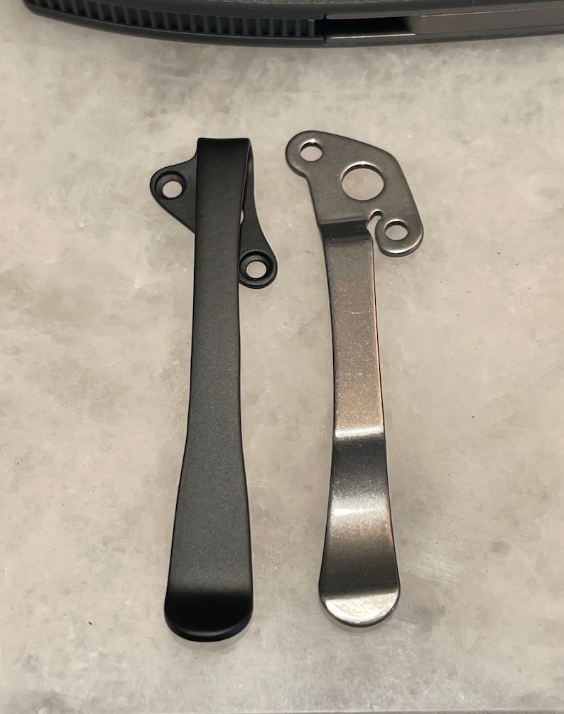 Flat Black Titanium Deep Carry Pocket Clip for Andrew Demko - Etsy