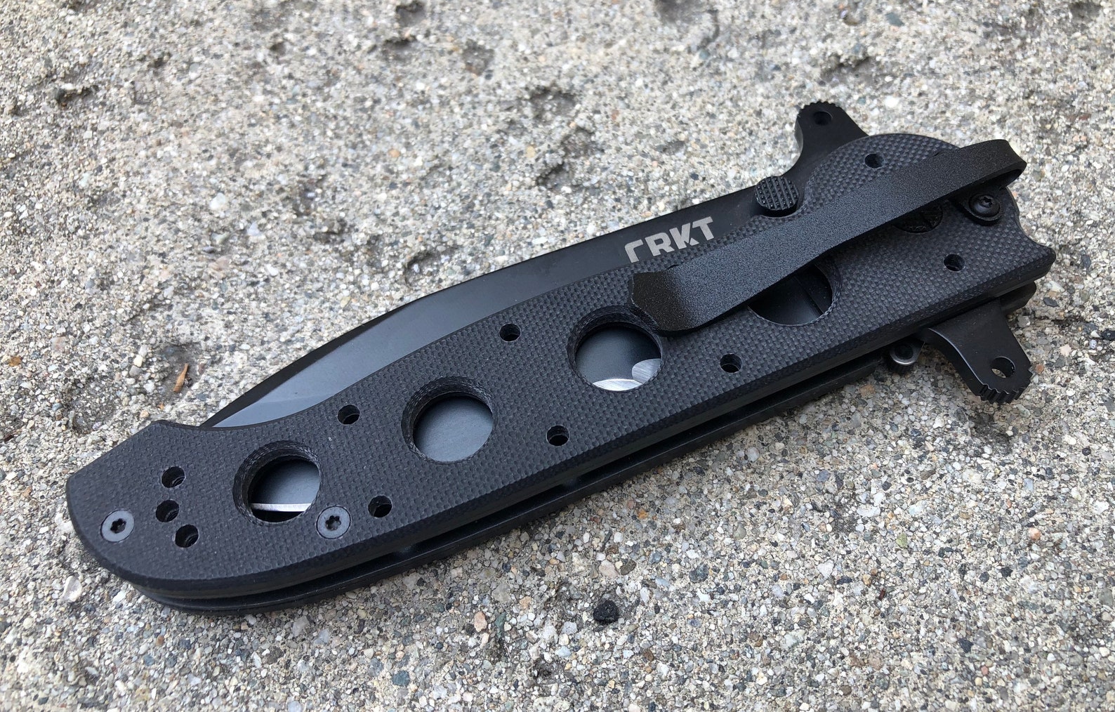Black Titanium Deep Carry Pocket Clip for CRKT G10 Folding - Etsy