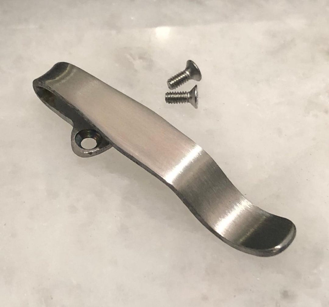Satin Titanium Deep Carry Pocket Clip for Coast Slayer Flashlight - Etsy