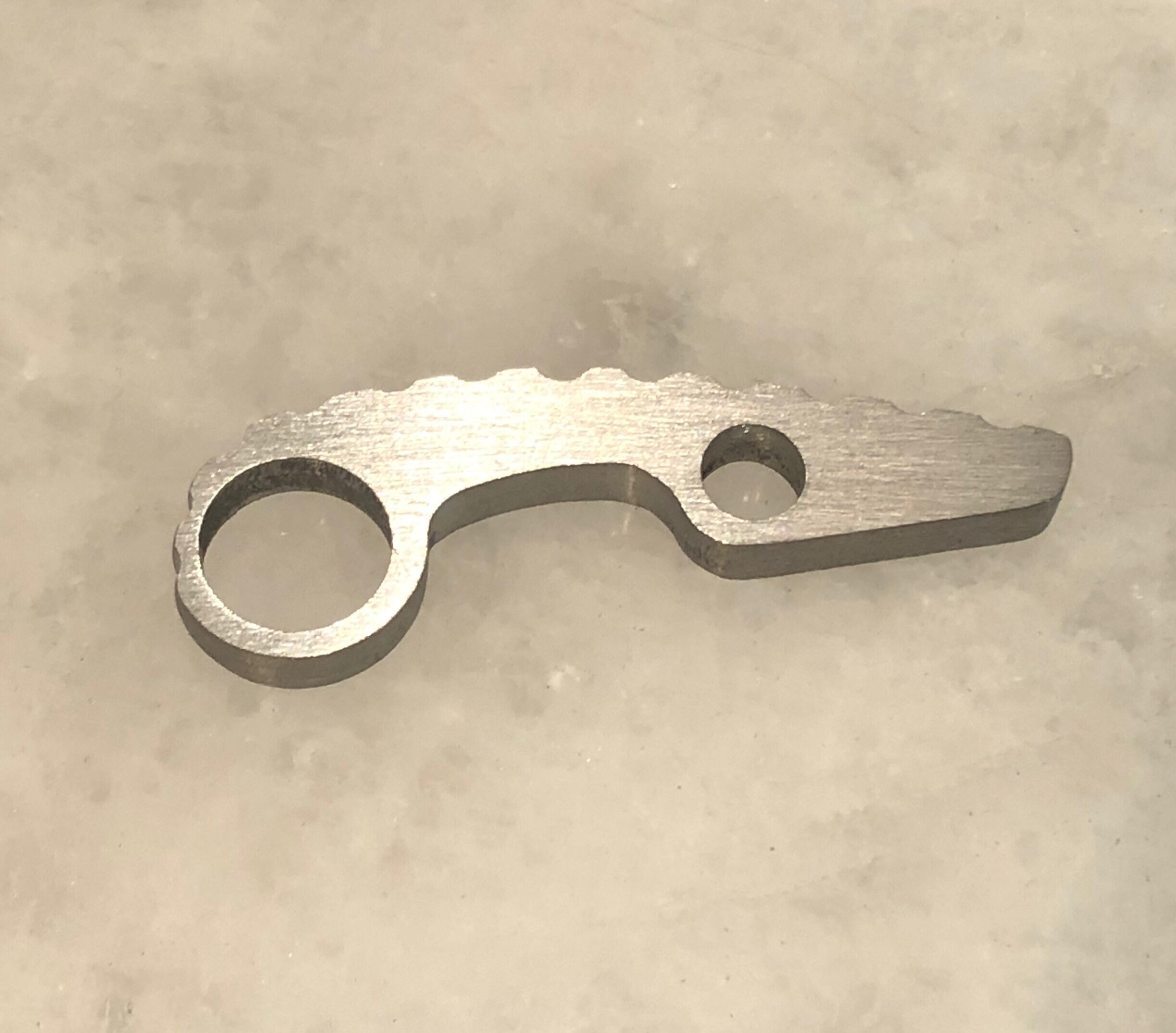 Satin Finish Titanium Back Spacer for Spyderco Para 3 C223GP | Etsy